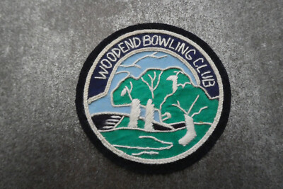 Woodend Bowling Club Woven Cloth Patch Badge (L81S) | eBay