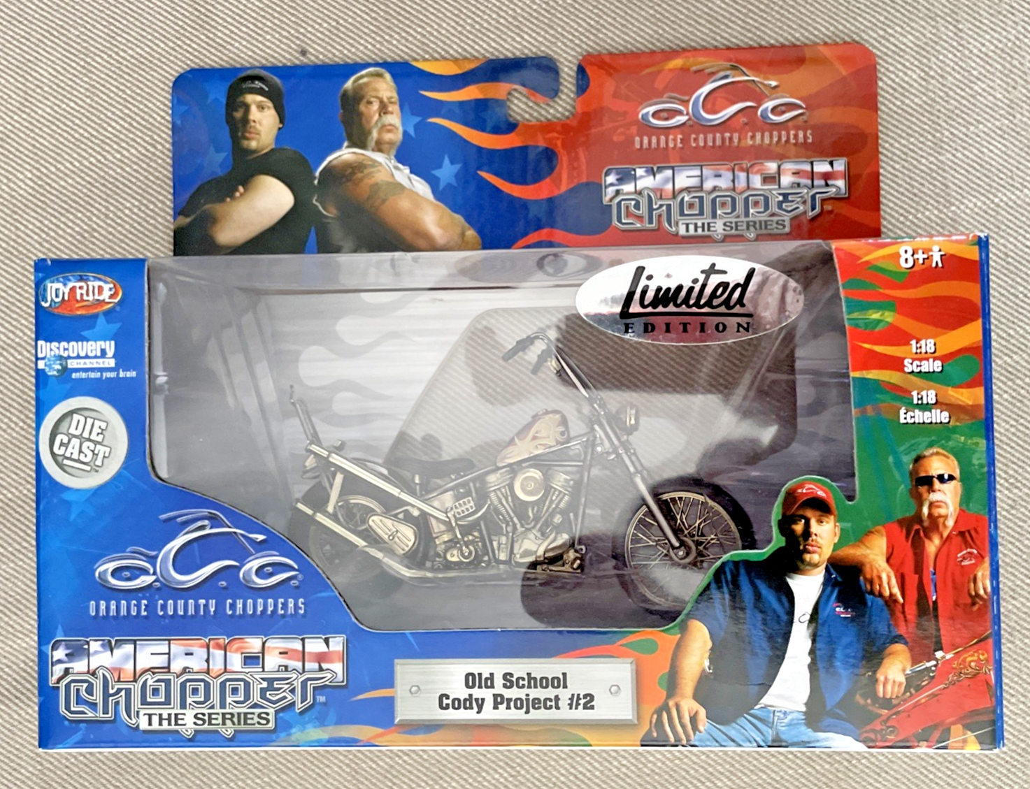 2004 Old School Cody Project #2 OCC Orange County Choppers 1/18 ...