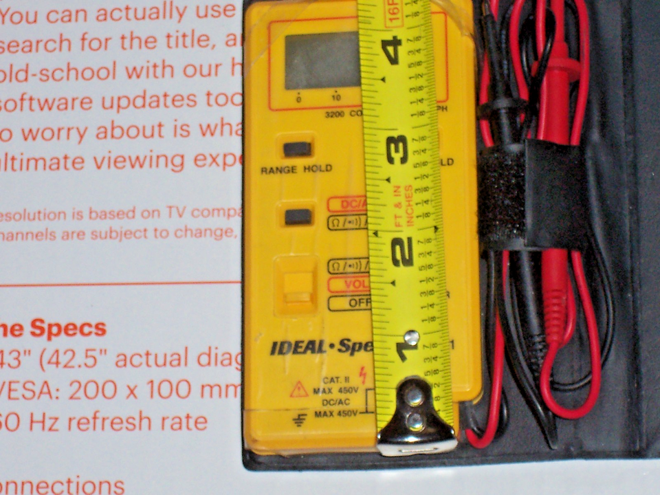 Ideal Pocket Pro Multimeter AC/ DC Voltmeter Ohmmeter Volt Tester Meter ...