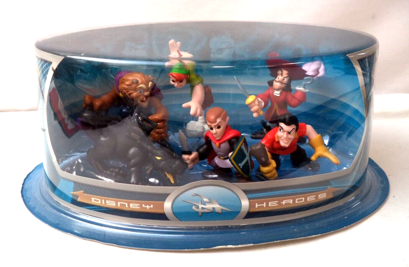 *RARE* WALT DISNEY THEME PARK MERCH HEROES SERIES #1 BEAST PAN HOOK SET ...