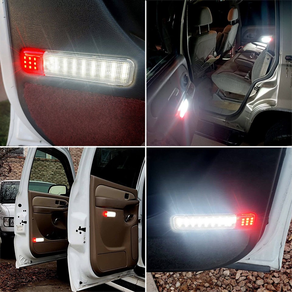 Car Interior Door Panel Courtesy LED Lights For 1999-2006 Chevy ...