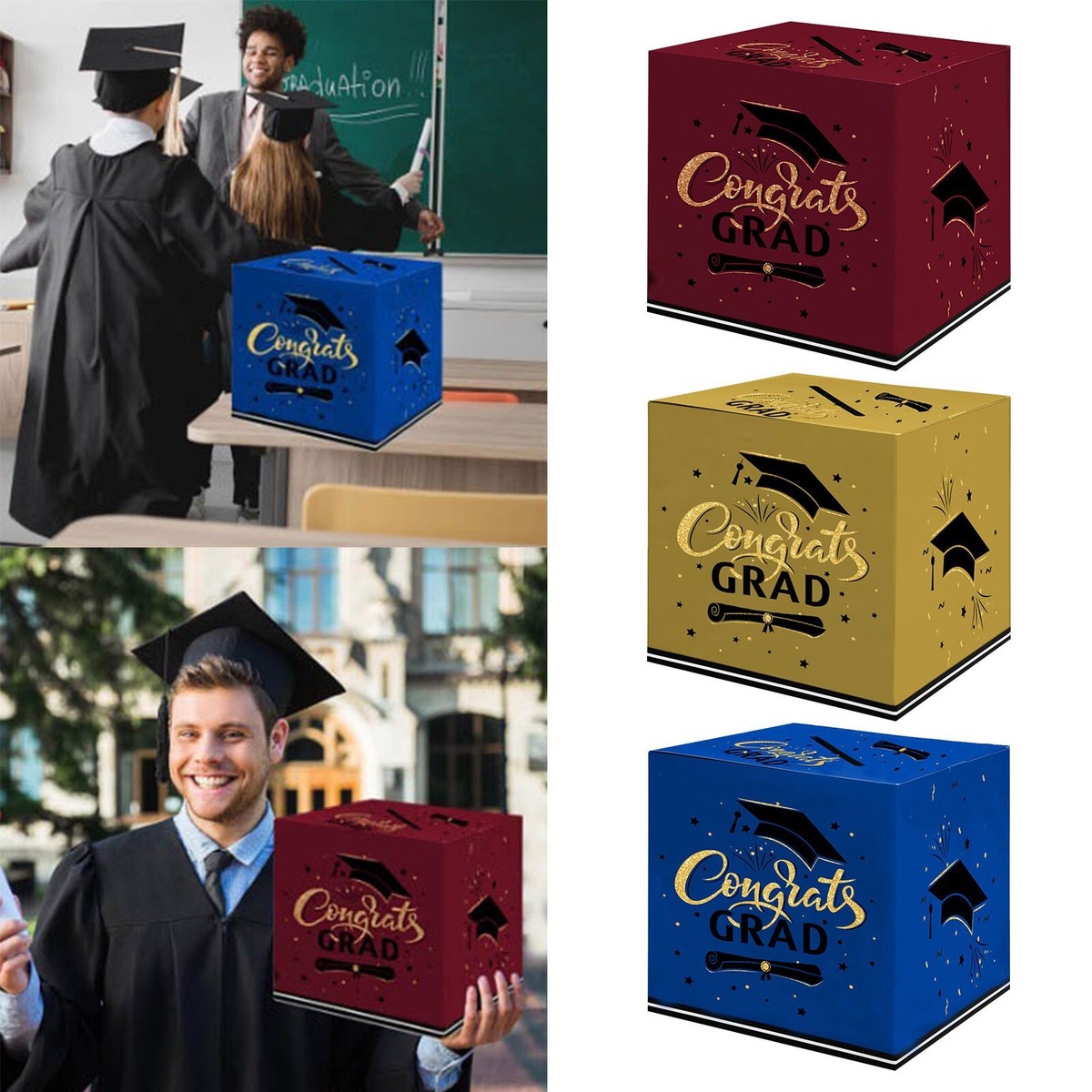 Graduation Card Box Designs DJKDJL Graduation Card Box Set Fun DIY