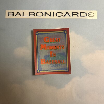 1988 Score - Do You Remember? Inserts #24 Frank Robinson Magic Motion ...