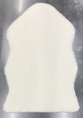 Ikea TOFTLUND Super Soft Rug Throw Faux Fur Wool Cover 1' 10" x 2' 9 ...