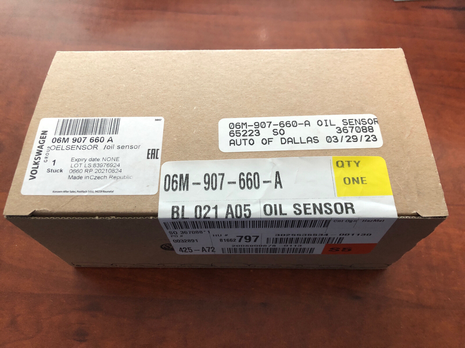 Genuine Audi Level Sensor 06M-907-660-A for sale online | eBay