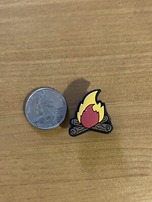 Crocs Charms Jibbitz Fire Log Authentic Shoe Charm | eBay