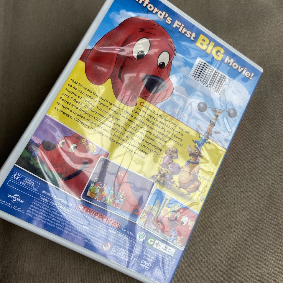 Clifford the Big Red Dog: Clifford's Really Big Movie (DVD 2004) Series ...