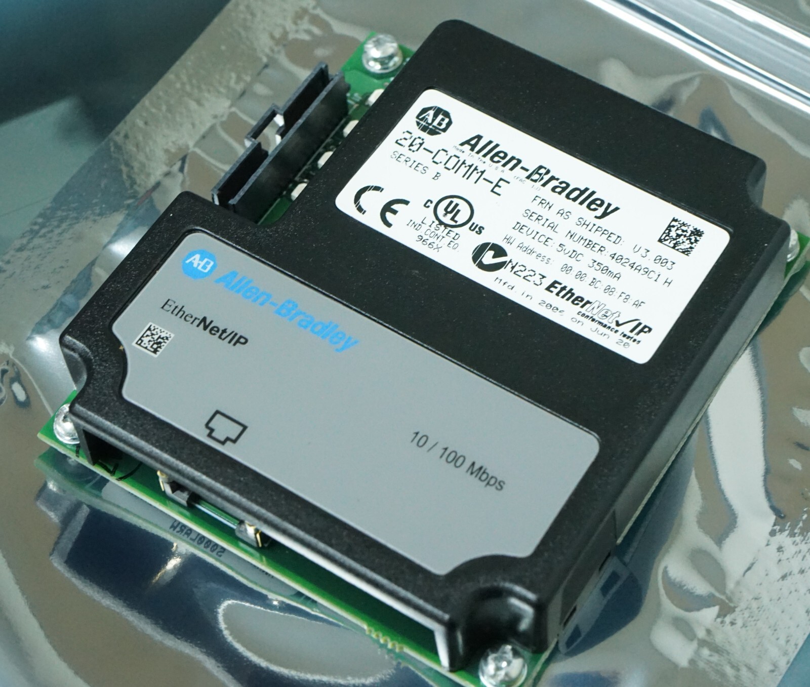 Allen-Bradley 20-COMM-E Powerflex 700 Ethernet Adapter FRN:3.003 ...