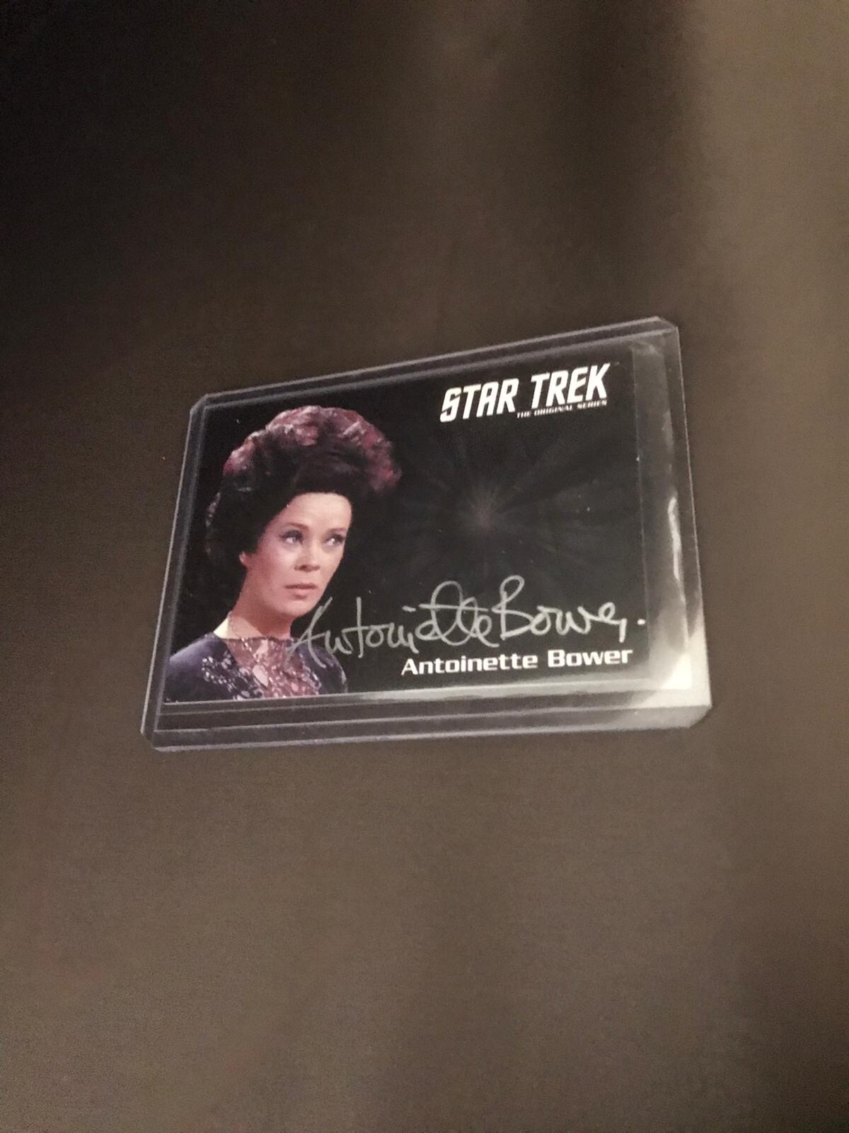 STAR TREK ORIGINAL SERIES 50TH ANNIVERSARY ANTOINETTE BOWER SILVER ...