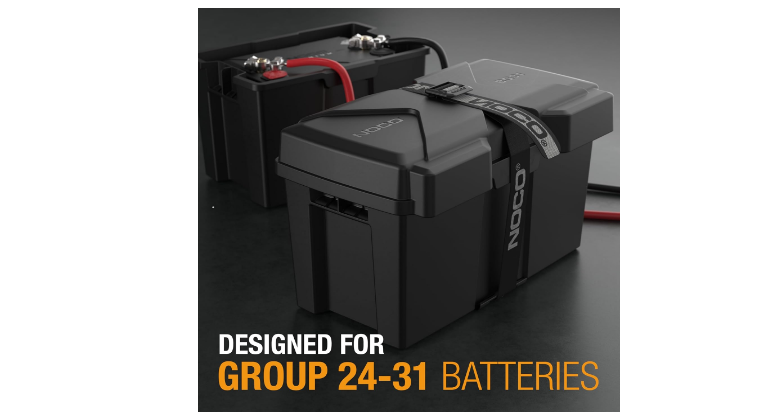 24-31 Battery Box 12V Marine Automotive RV Boat Camper Travel Trailer ...