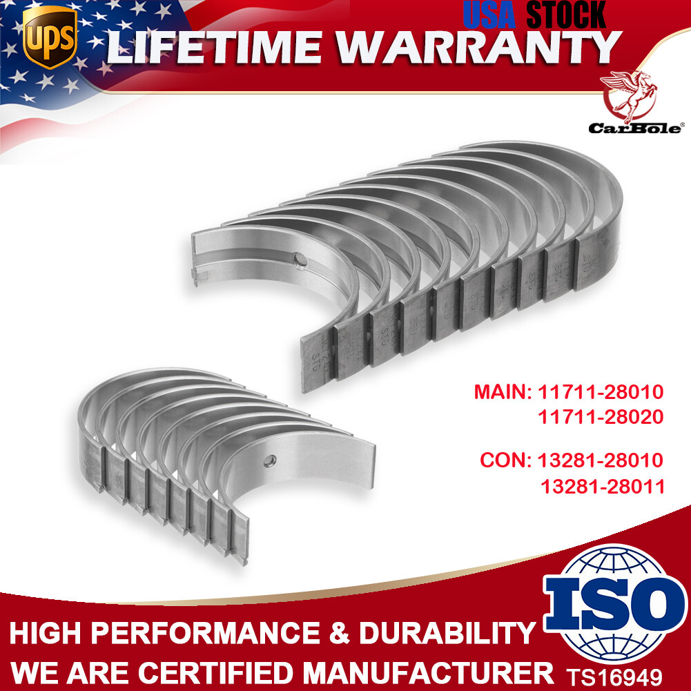 STD Main & Conrod Bearing Kit Fits Toyota Camry Matrix Corolla RAV4 ...