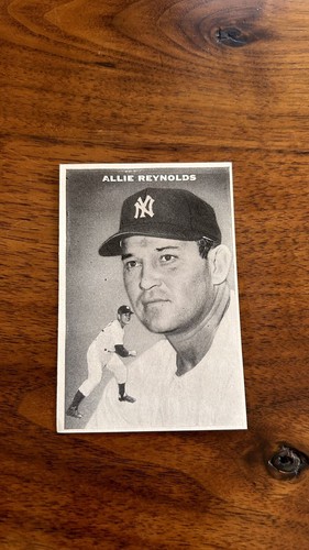 1954 Topps Sports Illustrated Allie Reynolds Yankees | eBay