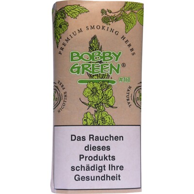 BOBBY GREEN Nummer #01 Premium Smoking Herbs Knaster Tabakersatz | eBay