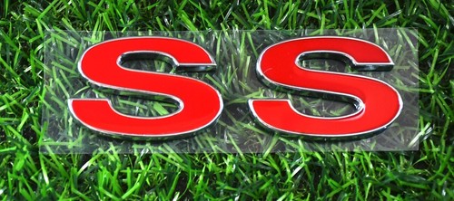 2Pcs Metal SS Emblem 3D Badge Logo for 96-02 SLP SS 12369965R Chrome ...