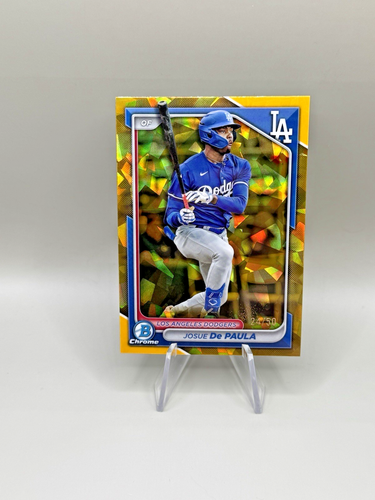 2024 Bowman Chrome Draft Sapphire Edition - Josue De Paula #BDC-47 Gold ...