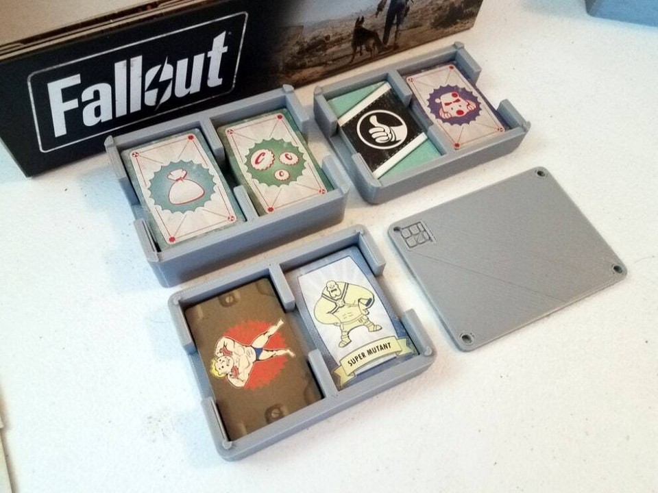 Fallout + New California + Atomic Bonds | Board Game Insert | Organizer ...