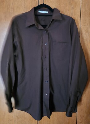Women's Foxcraft Wrinkle Free Brown Blouse Size 12 | eBay