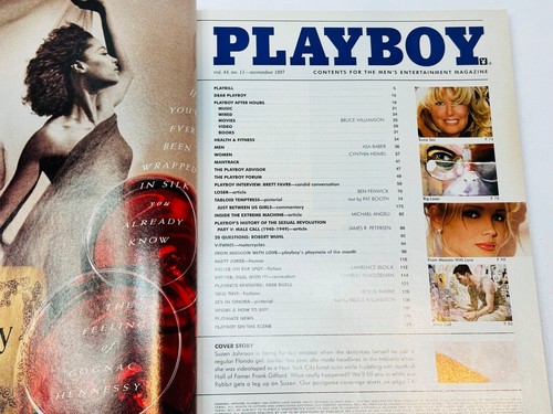 Playboy Mag November 1997 Suzen Johnson Frank Kathie Lee Gifford Brett Favre | eBay