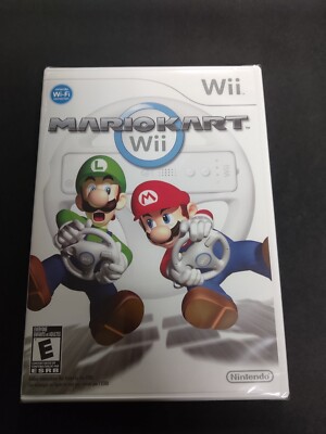 Vintage 2008 Wii Nintendo Mario Kart Driving Racing Car Game Brand New ...