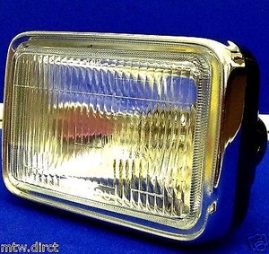 MOTORCYCLE UNIVERSAL HEADLIGHT AFTERMARKET PART 12V RECTANGLE | eBay