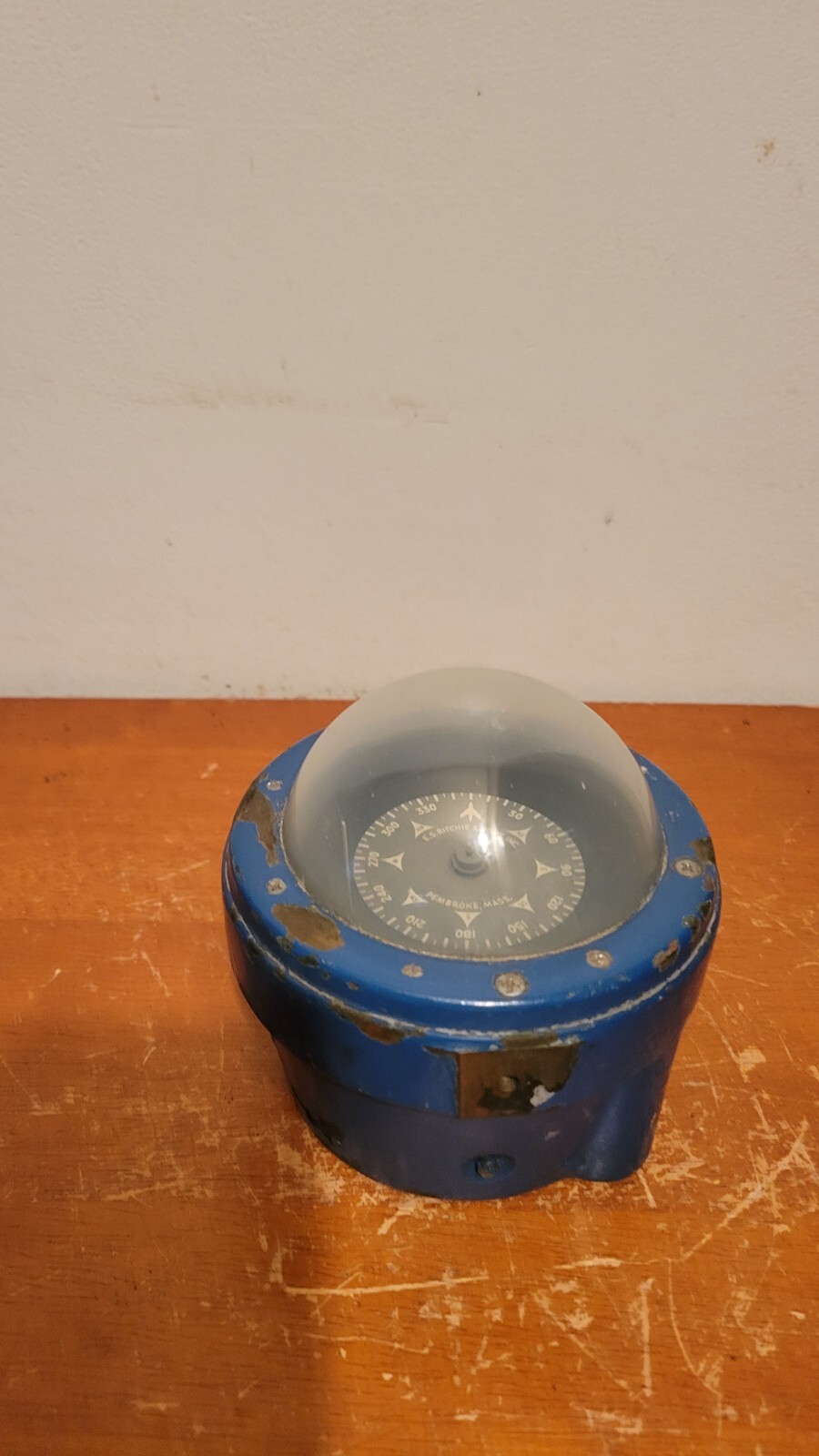 Vintage E.S. Ritchie & Sons Pembroke Mass Nautical Compass | eBay