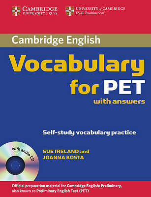 Cambridge Vocabulary for PET Student Book with Answers and Audio CD by ...