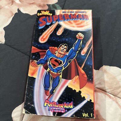 1989 Vintage Superman VHS Funtime Kid Video Vol. 1 84296020126| eBay
