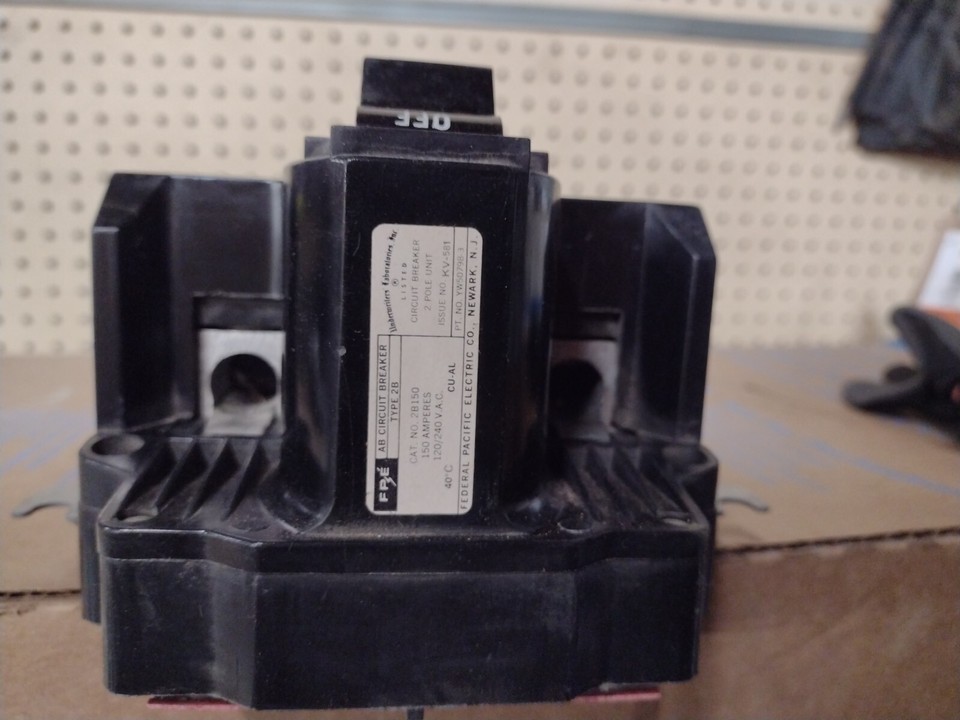 Federal Pacific 150 Amp Main Breaker And Bus Bar Stab-Lok 40 Space | eBay