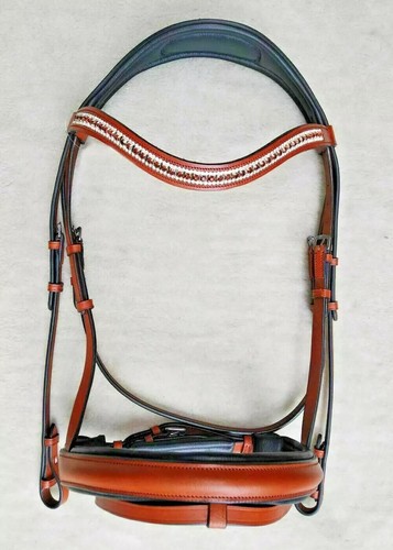 Bride London Swedish Leather Horse Tack avec rênes Web de toutes ...