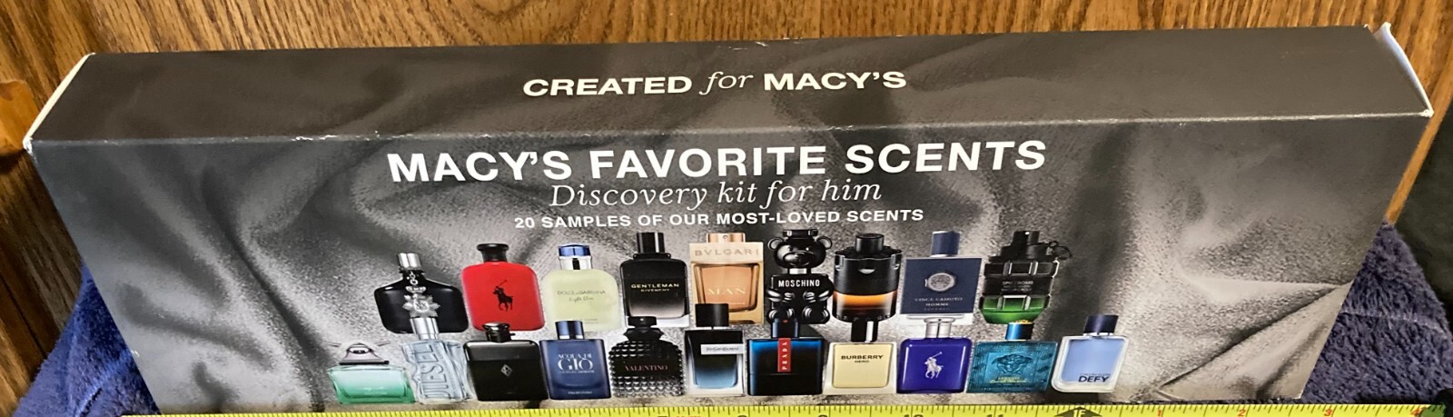 Macy's Favorite Scents Discovery Kit for Him Set of 20 Men Cologne ...