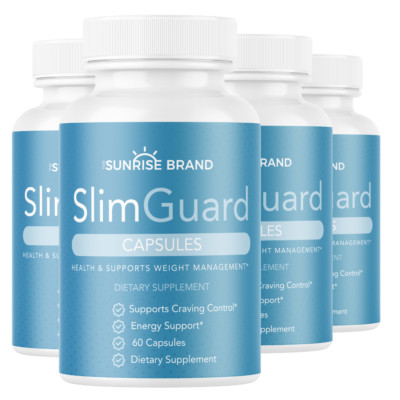 Slim Guard Health & Supports Weight Management 4 Bottles 240 Capsules ...