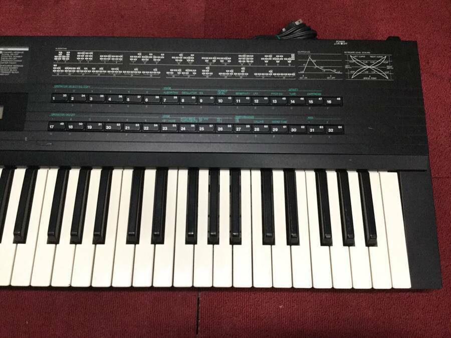 Yamaha DX7s FM Digital Programmable Algorithm Synthesizer keyboard Used ...
