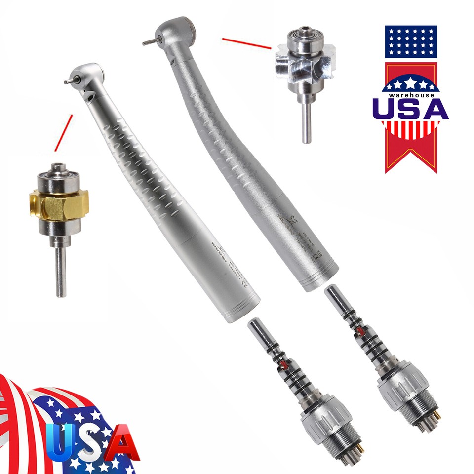 KaV Style Dental Handpiece Fiber Optic High Speed Turbine MULTIflex LED ...