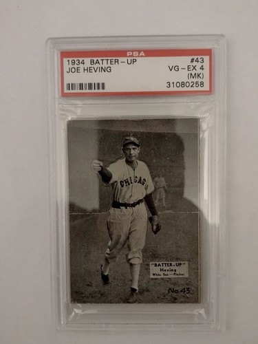1934 Batter-Up #43 Joe Heving PSA 4 (MK) | eBay