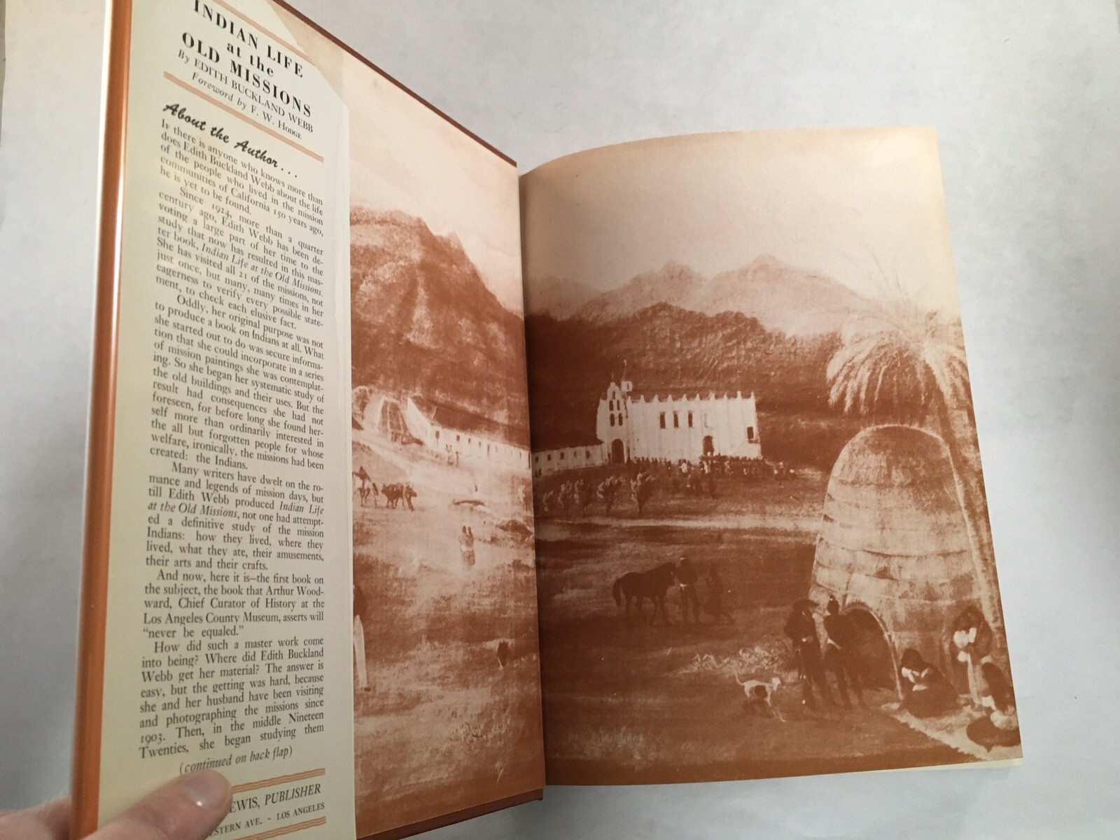 INDIAN LIFE AT THE OLD MISSIONS BY EDITH BUCKLAND WEBB VINTAGE BOOK ...