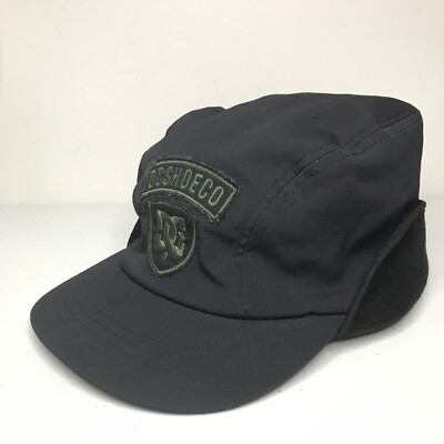 RARE 🧢 DC Shoe Co SAMPLE Cap Hat Navy Blue Embroidered Logo FlexFit ...