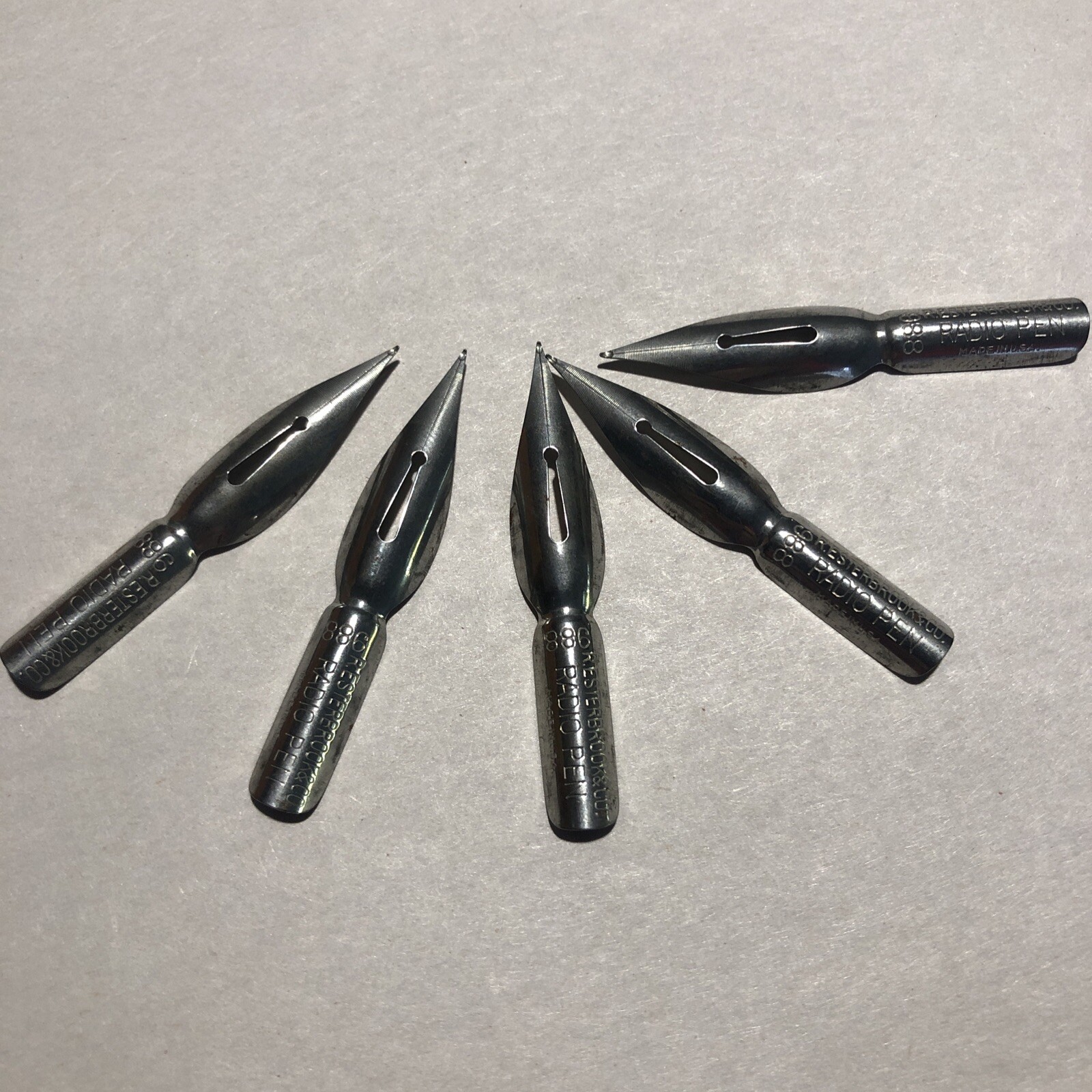 Lot Of 5 NOS Vintage R Esterbrook & Co 988 Radio Dip Pen Nibs New | eBay