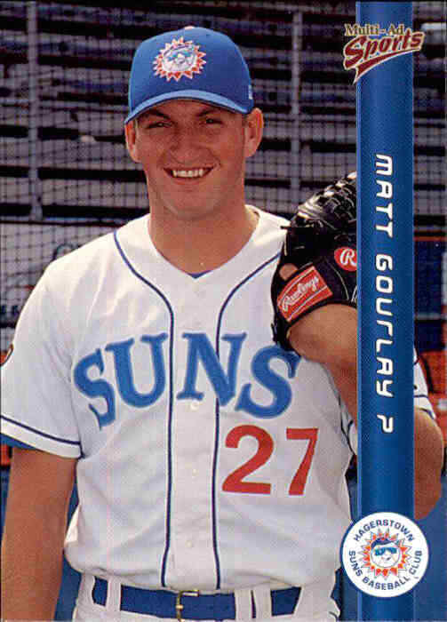1999 Hagerstown Suns Multi-Ad #5 Matt Gourlay Victoria Austrlia ...