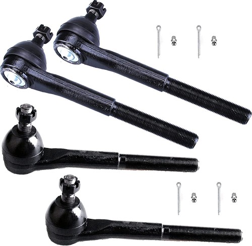 4pc Outer Inner Tie Rod End for C10 Pickup Bel Air Biscayne Jimmy 1000 ...