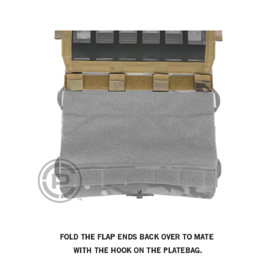 Crye Precision - AirLite Detachable Flap Molle Panel - Ranger Green | eBay