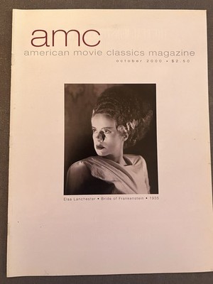 AMC Magazine Elsa Lanchester Oct 2000 Used Good Condition | eBay