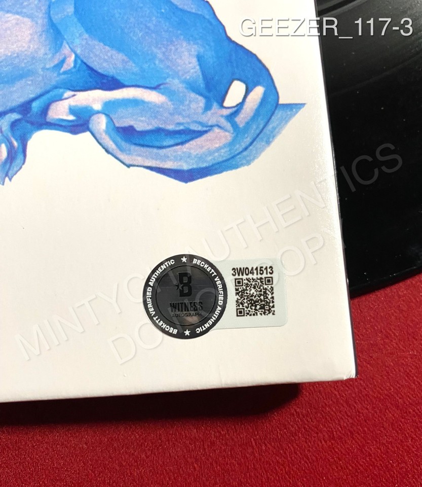 Geezer Butler Black Sabbath signed Sabbath Bloody Sabbath vinyl Beckett ...