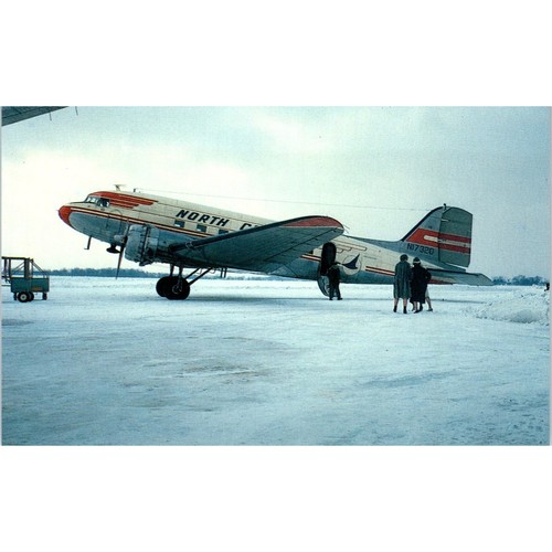 North Central Airlines Douglas DC-3 Vintage Postcard PC2 | eBay