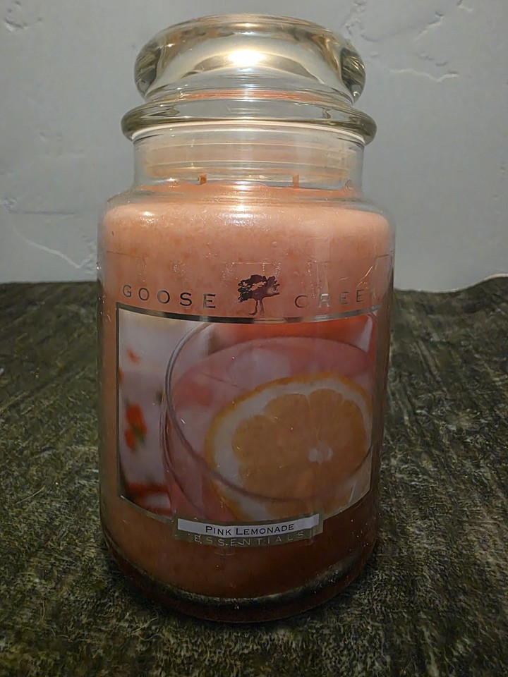 Goose Creek Pink LEMONADE NEW 22oz Scented Candle Yankee HOUSEWARMING ...