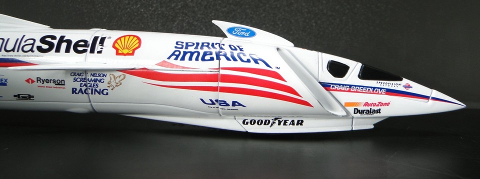 1 18 Ford Race Car Hot Rod Rocket Dragster Drag Jet Concept Metal ...