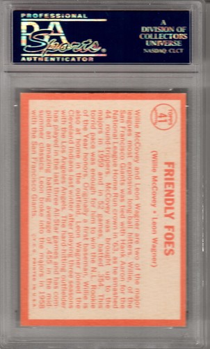 1964 Topps Friendly Foes W.Mccovey/L.Wagner #41 PSA 8 | eBay