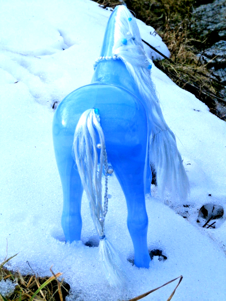Disney Frozen II Elsa Nokk Magic Water Horse OOAK LARGE Dream Horse ...