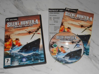 Silent Hunter 4 Wolves Of The Pacific PC DVD-ROM WindoWS map manual etc ...