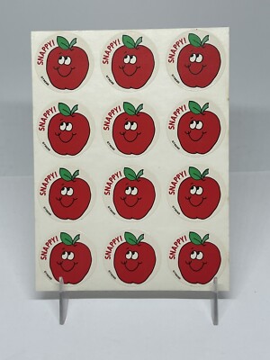 Vintage Trend Snappy Apple Scratch ‘N Sniff Stickers - Glossy | eBay
