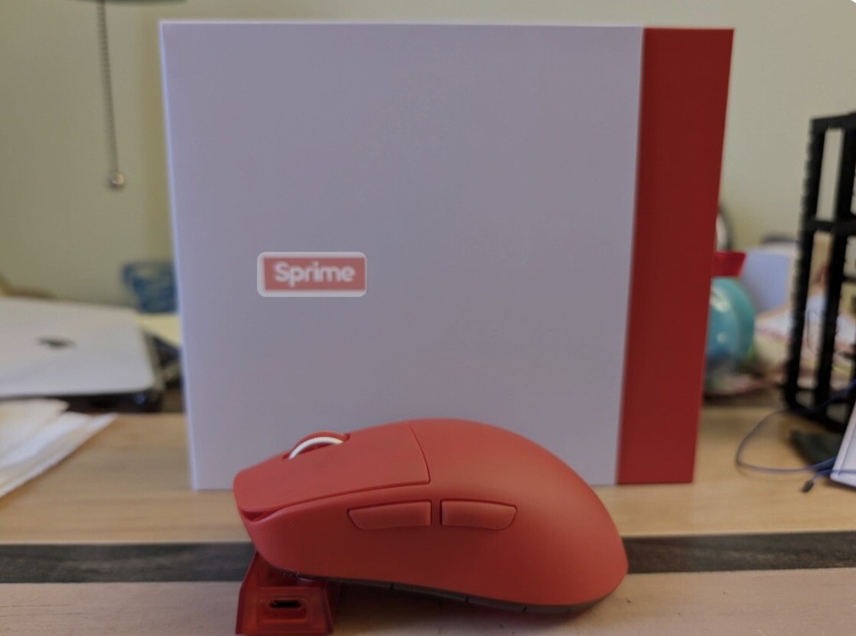 Sprime PM1 Hyper Lightweight Competitive Gaming Mouse (Red) | eBay